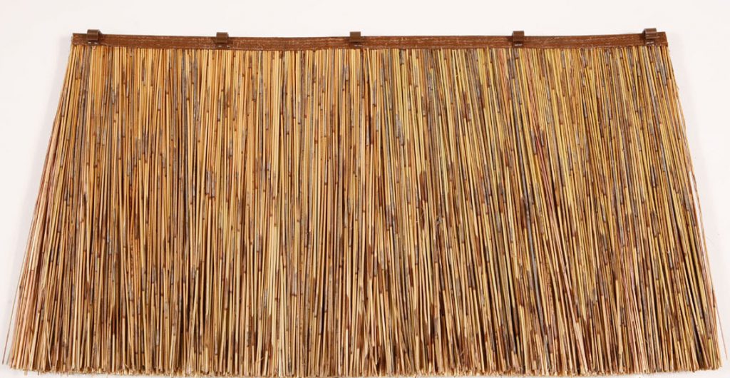 Couverture en roseau naturel d'importation - Le Jardin des Tropiques
